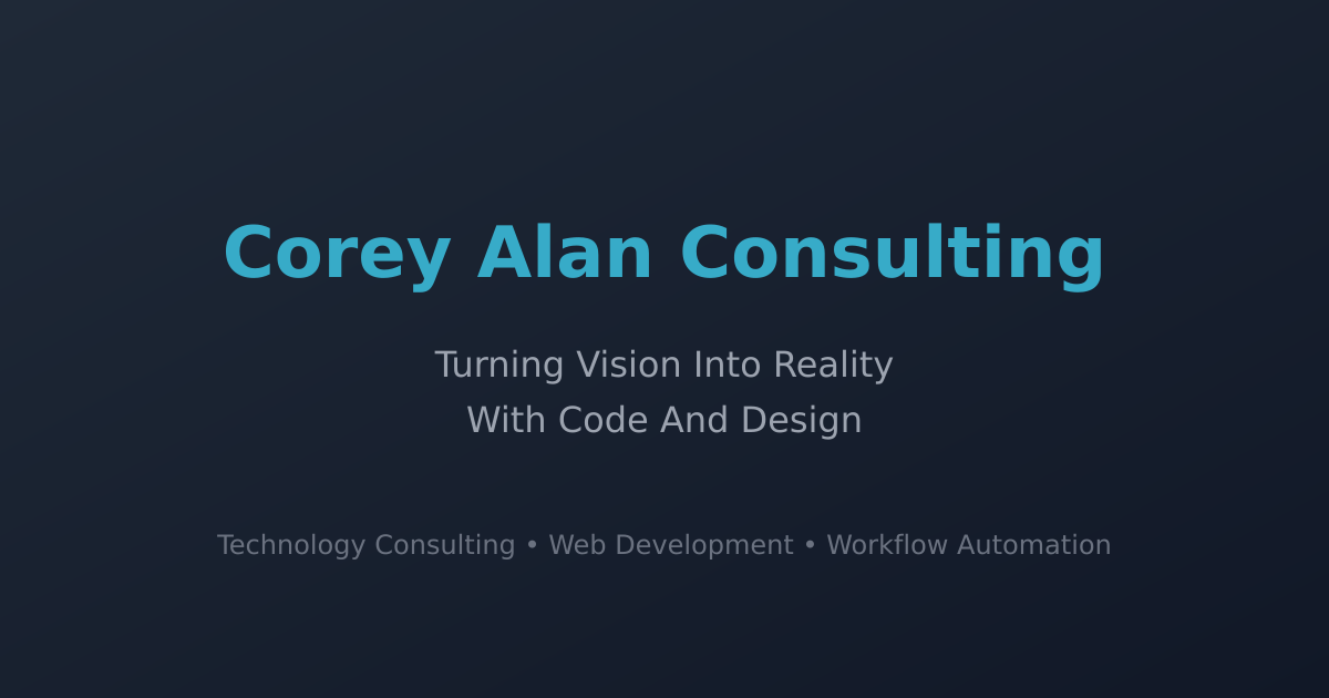 Corey Alan Consulting